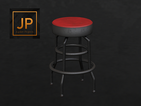 Second Life Marketplace - 13.[Mamere] Ramen shop Takedaya (Stool - red)